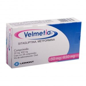 * VELMETIA 50MG/850MG TABLETAS C/28 – Farmapronto