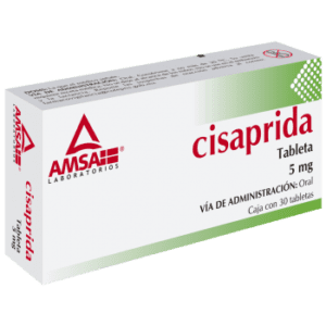 * CISAPRIDA 5 MG C/30 TABLETAS – Farmapronto