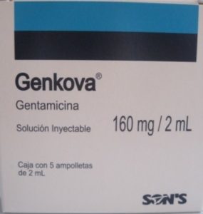 * GENTAMICINA 160 MG SOL INY C/5 AMPULAS (GENKOVA AD) – Farmapronto