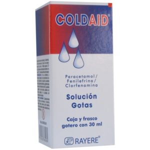 * PARACETAMOL/CLORFENAMINA/FENILEFRINA 10/.25/.10 MG C/30 ML SOL GOTAS ...