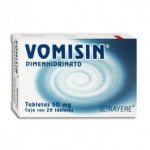 84- DIMENHIDRINATO 50MG C/20 TABLETAS (VOMISIN) – Farmapronto