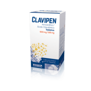 * AMOXICILINA / ACIDO CLAVULANICO 500MG/125MG TAB C/15 (CLAVIPEN ...