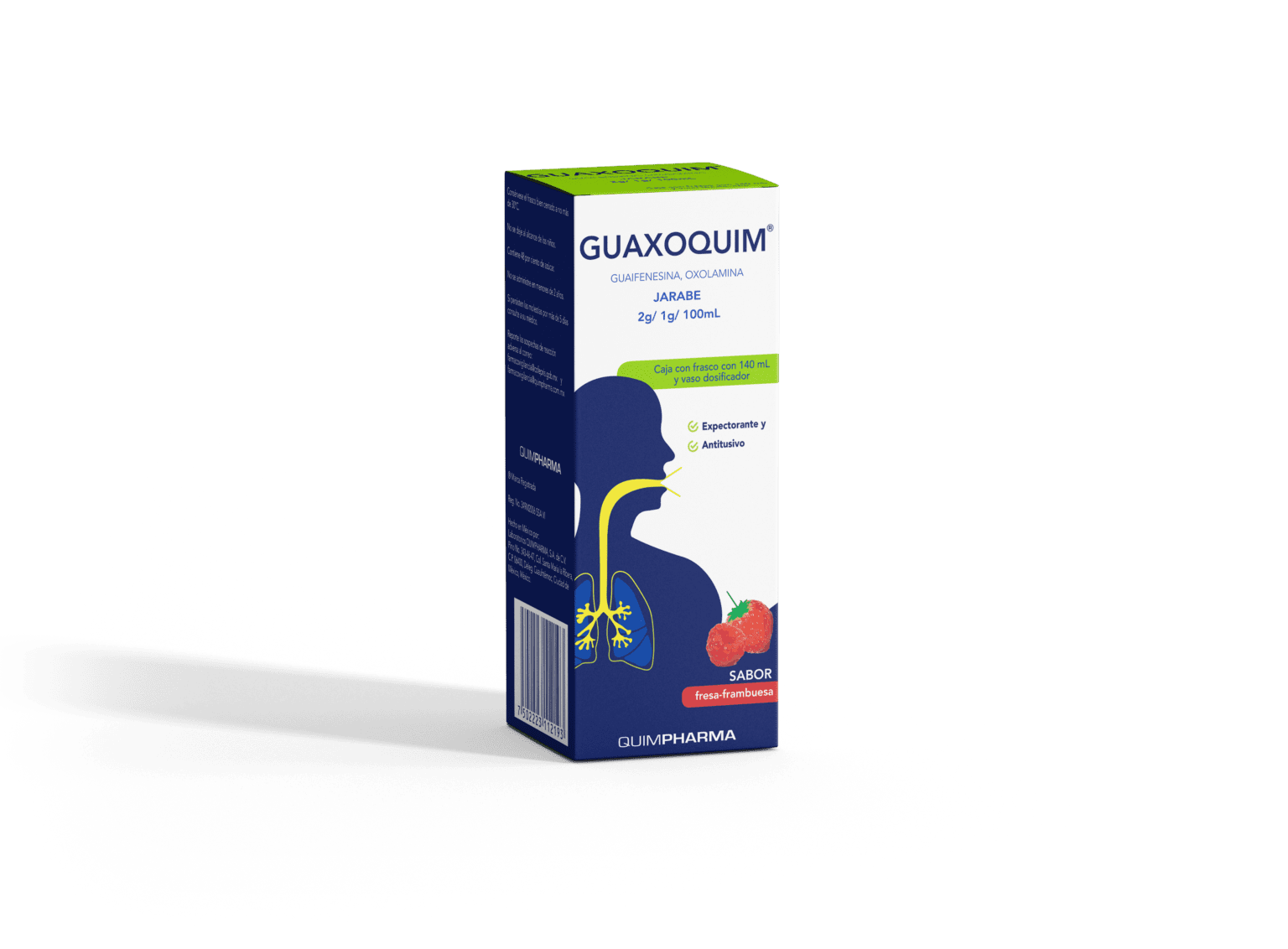 * GUAIFENISINA/OXOLAMINA 2/1 GR C/140ML JBE AD (GUAXOQUIM) – Farmapronto