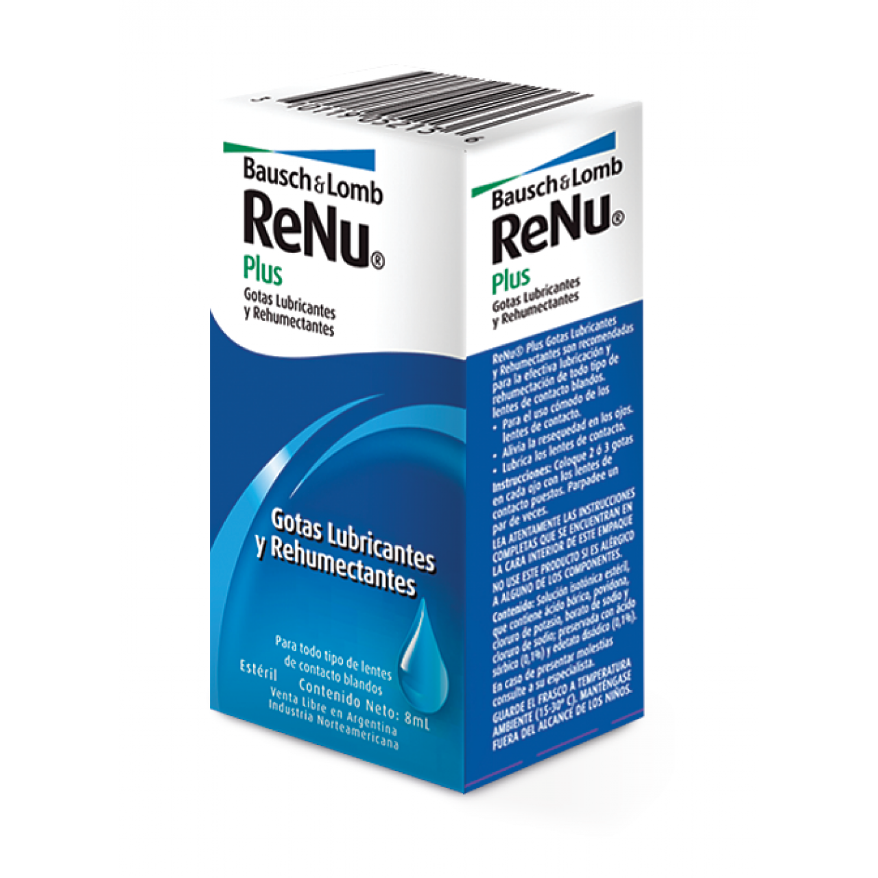 RENU PLUS LUB/REHUMECT GTS 8ML – Farmapronto