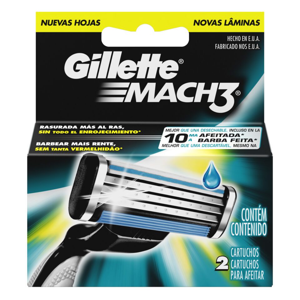 GILLETTE MACH3 C/ 2 CARTUCHOS – Farmapronto