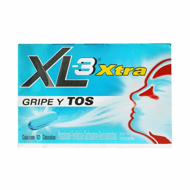 XL-3 XTRA GRIPA-TOS C/12 CAPSULAS – Farmapronto