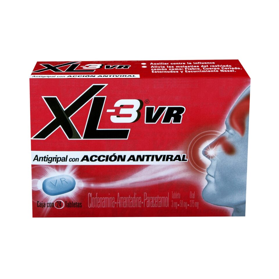 XL-3 VR 375MG/50MG/3MG TABLETAS C/24 – Farmapronto