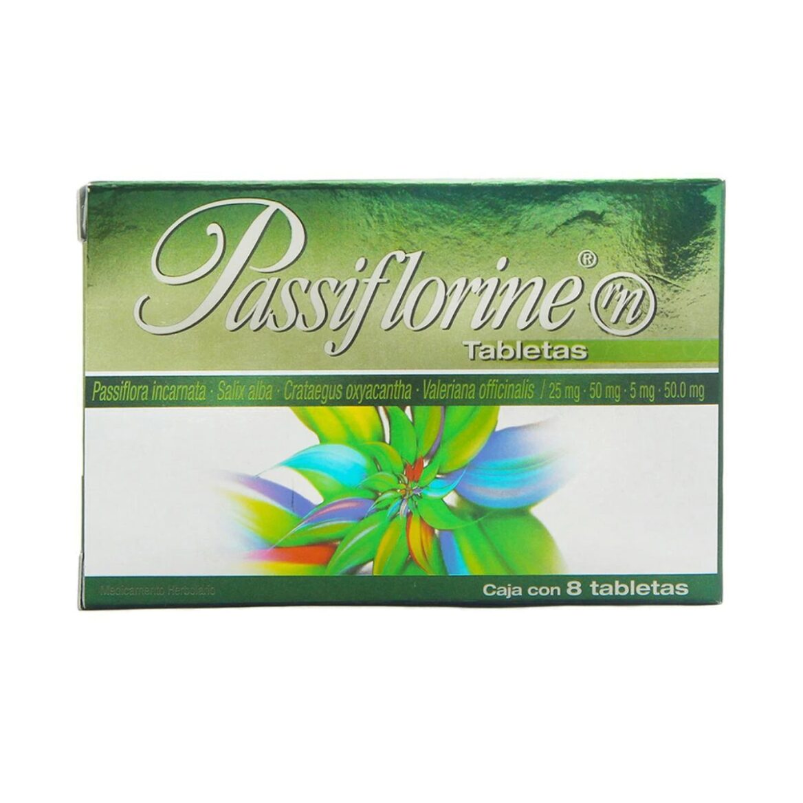 PASSIFLORINE-RN 25MG/50MG/5MG TABLETAS C/8 – Farmapronto