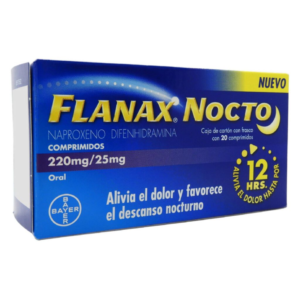 FLANAX NOCTO 220 /25 MG C/20 COMPRIMIDOS – Farmapronto