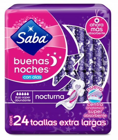 SABA BUENAS NOCHES C/24 TOALLAS SANITARIAS – Farmapronto