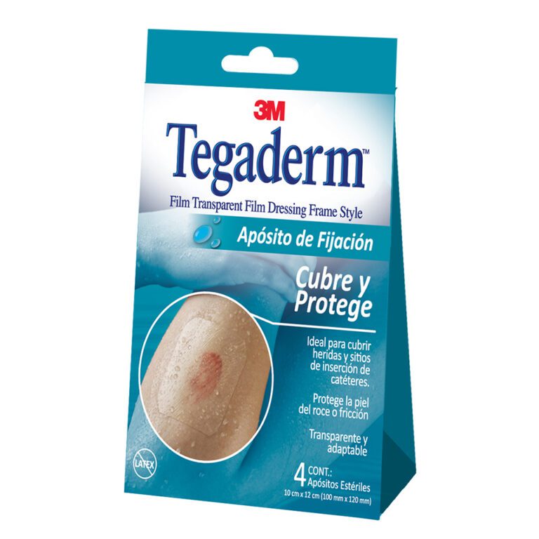 TEGADERM TRANSPARENTE 10X12 CM C/4 APOSITOS ESTERILES – Farmapronto