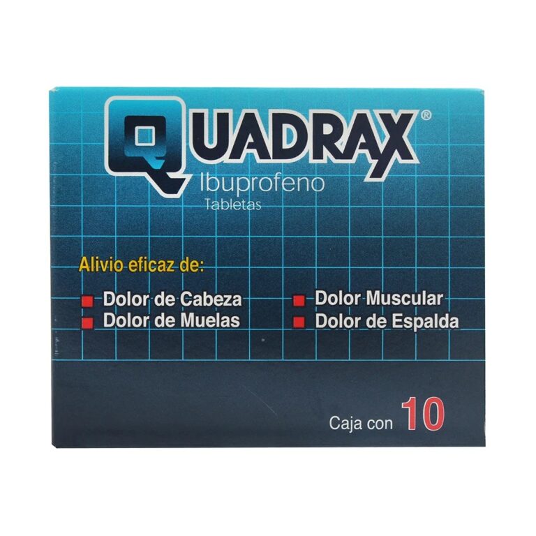QUADRAX 200 MG TABLETAS C/10 – Farmapronto