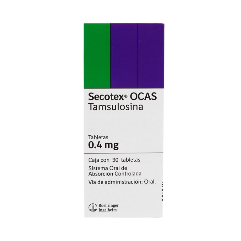 SECOTEX OCAS 0.4MG TABLETAS C/30 – Farmapronto