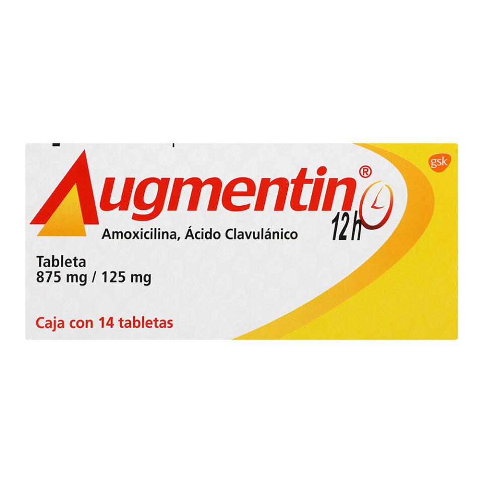 AUGMENTIN-12H 875MG/125 MG TABLETAS C/14 – Farmapronto