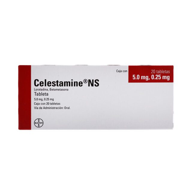 CELESTAMINE-NS 5MG/0.25MG TABLETAS C/20 – Farmapronto