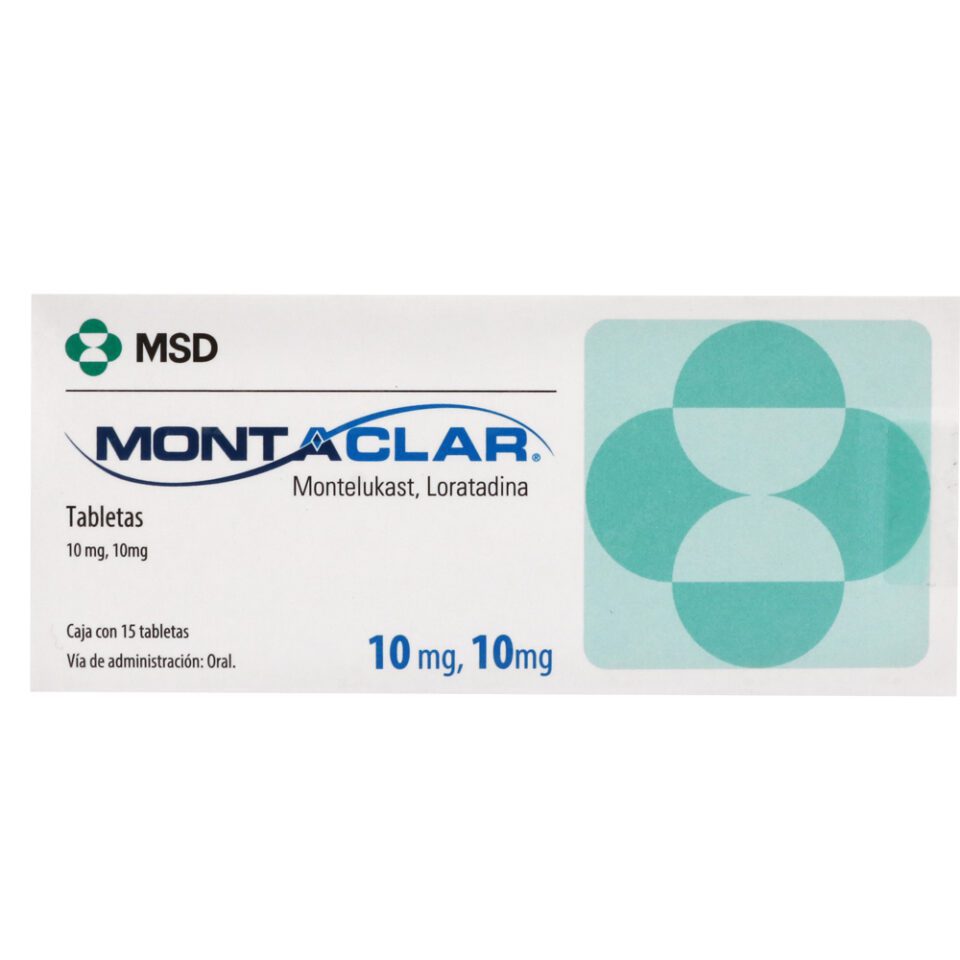 MONTACLAR TABLETAS 10 MG C/15 – Farmapronto