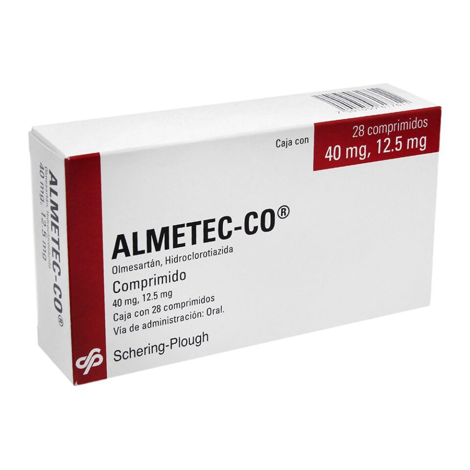 ALMETEC-CO 40/12.5 MG C/28 COMPRIMIDOS – Farmapronto