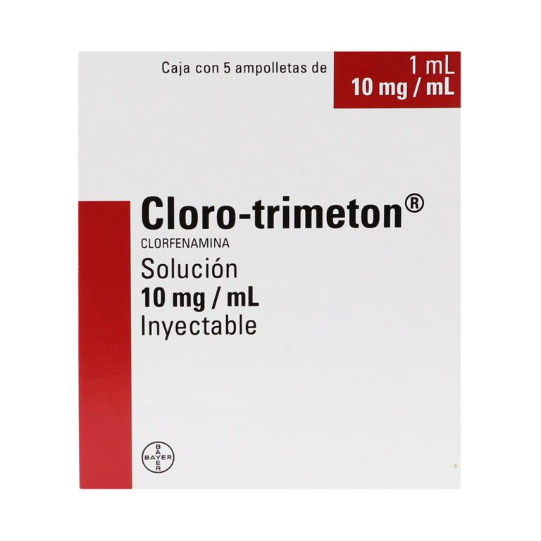 CLORO-TRIMETON 10MG AMP INY C/5 – Farmapronto