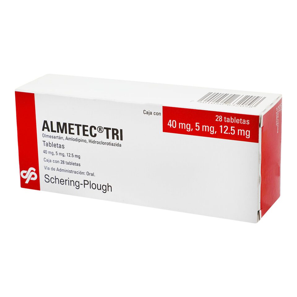 ALMETEC TRI 40/5/12.5 MG C/28 TABLETAS – Farmapronto