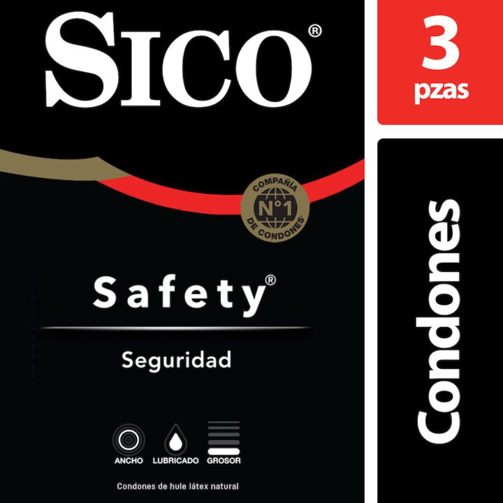 SICO SAFETY C/3 PRESERVATIVOS – Farmapronto