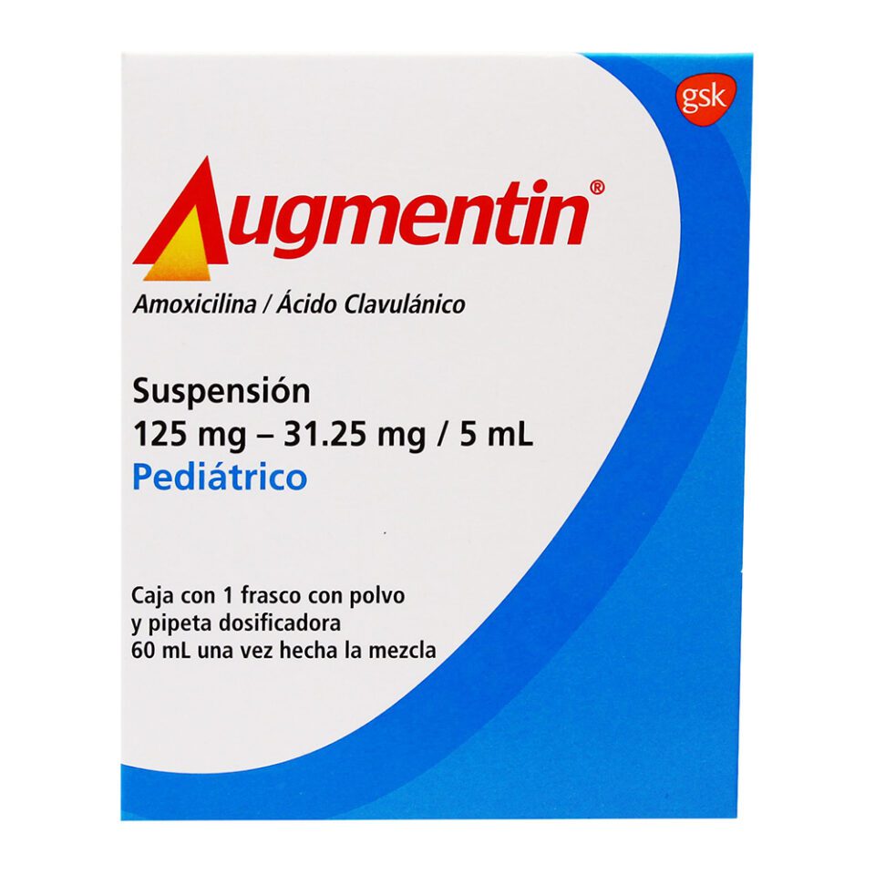 AUGMENTIN PED 125 MG / 31.25 MG 60 ML – Farmapronto