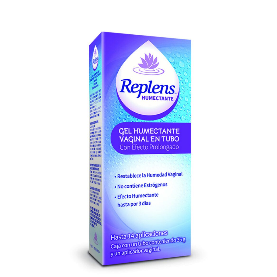 REPLENS GEL HUMEC 35 GR C/1 APLIC REUTILIZABLE LUBRICANTE VAGINAL ...
