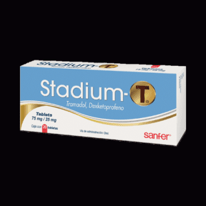STADIUM-T 75/25 MG C/20 TABLETAS – Farmapronto