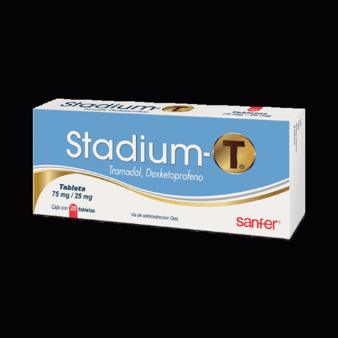 STADIUM-T 75/25 MG C/20 TABLETAS – Farmapronto