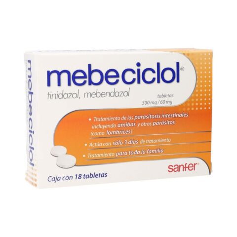 MEBECICLOL 60 300MG TABLETAS 18 – Farmapronto