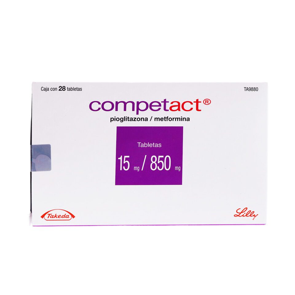 COMPETACT 15MG/850MG TABLETAS C/28 – Farmapronto