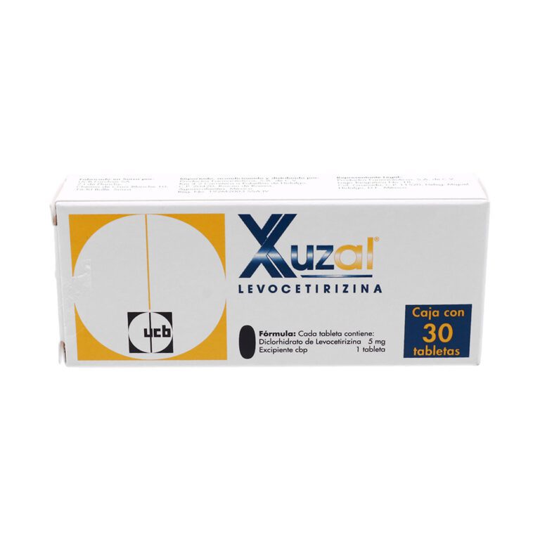 XUZAL 5MG TABLETAS C/30 – Farmapronto
