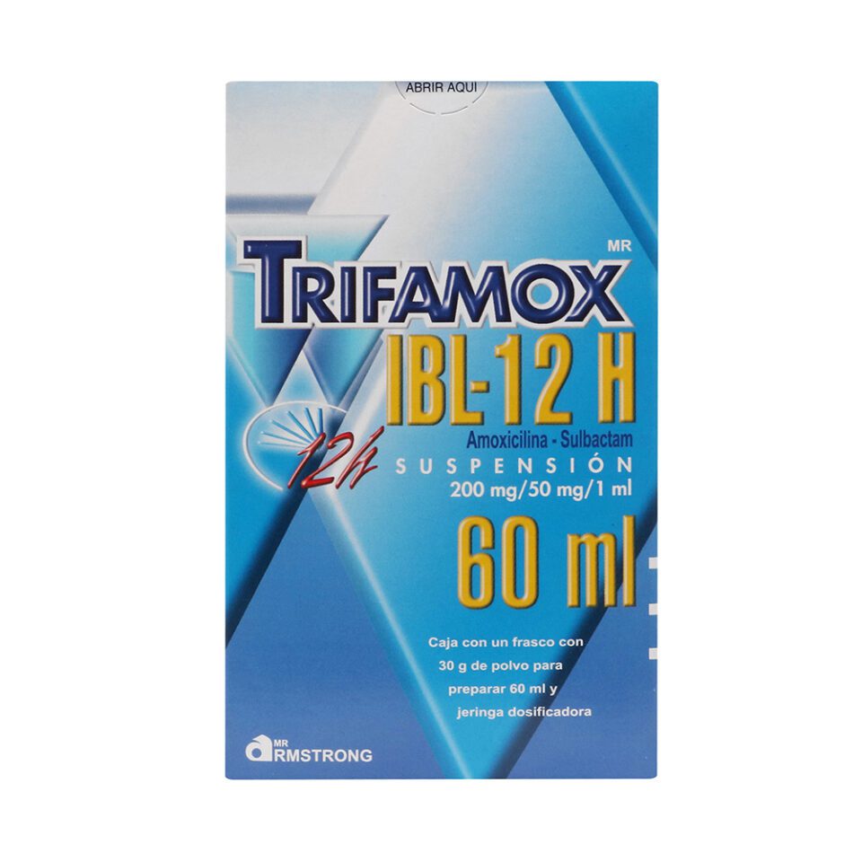TRIFAMOX-IBL-12H SUSP 60ML + JGA DOSIF – Farmapronto