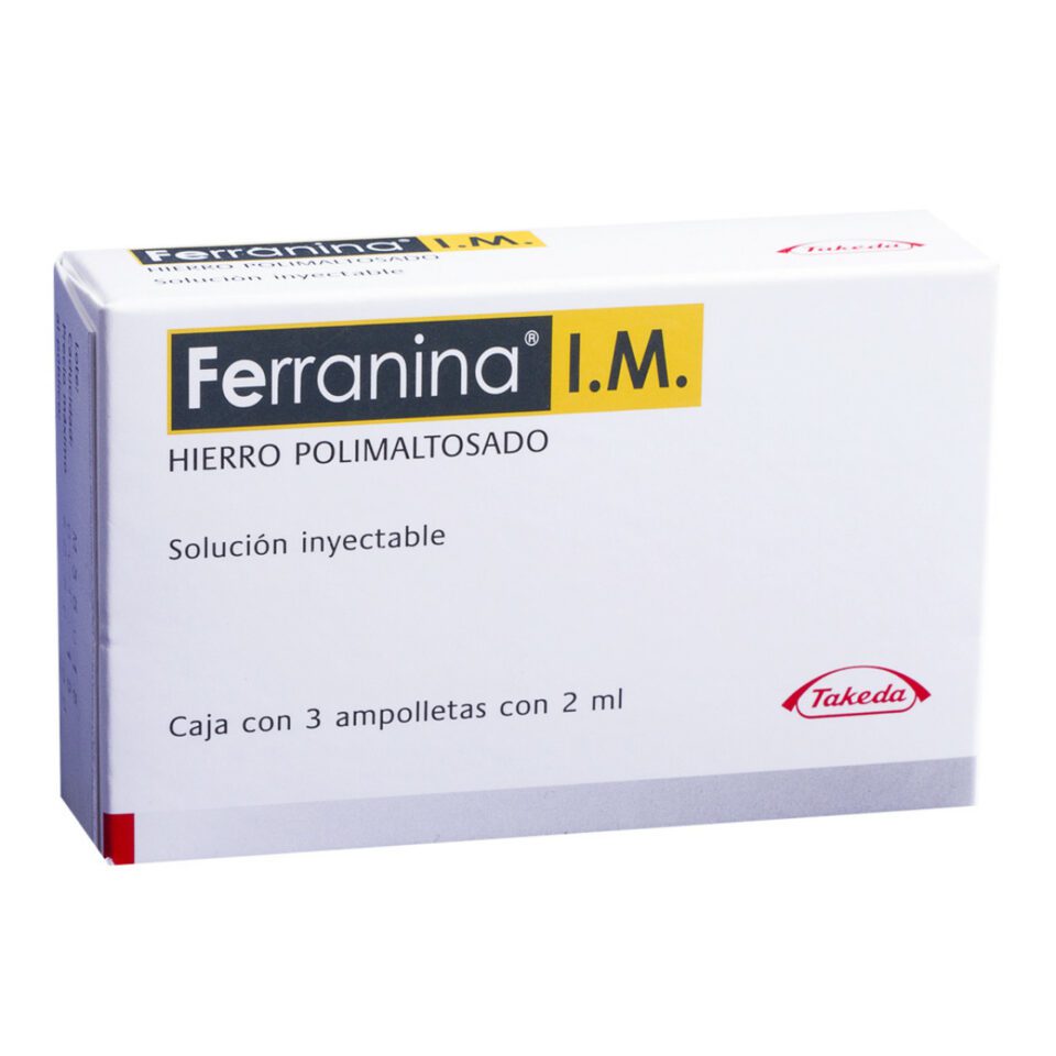 FERRANINA I.M 100MG AMP 3X2ML – Farmapronto