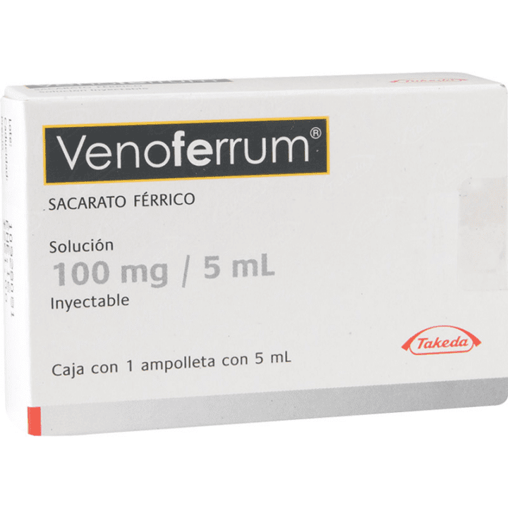 VENOFERRUM 100MG AMP 1X5ML – Farmapronto