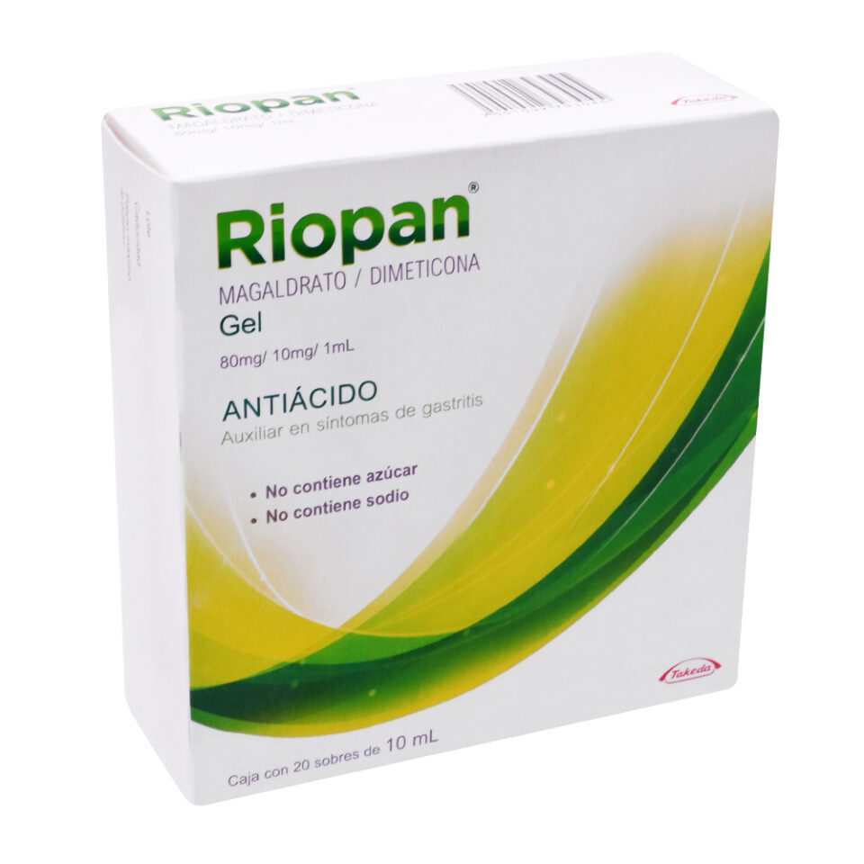 RIOPAN GEL 80MG/10MG/1ML C/20 SOBRES 10 ML – Farmapronto