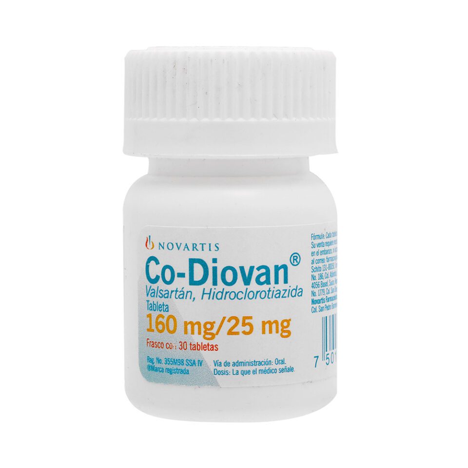 CO-DIOVAN 160MG/25MG TABLETAS C/30 – Farmapronto