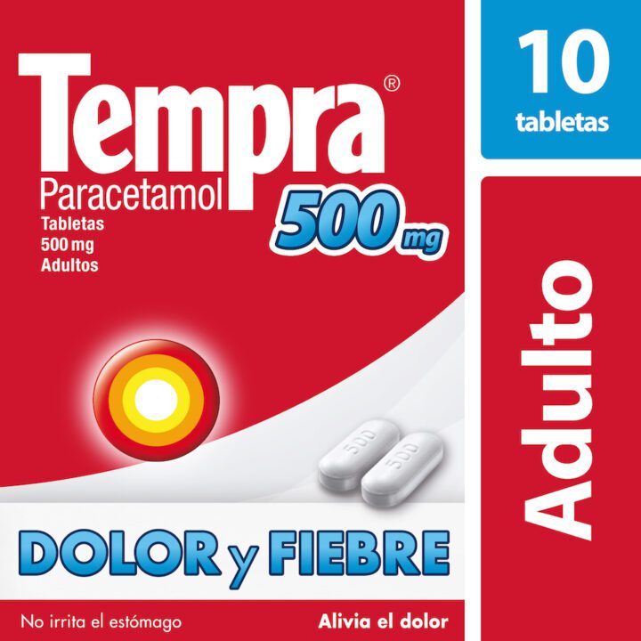 TEMPRA 500 MG C/10 TABLETAS – Farmapronto