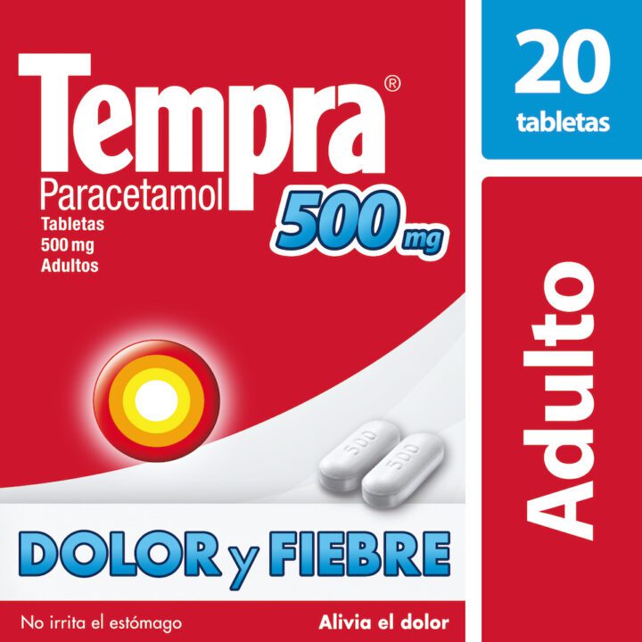 TEMPRA 500 MG C/20 TABLETAS – Farmapronto