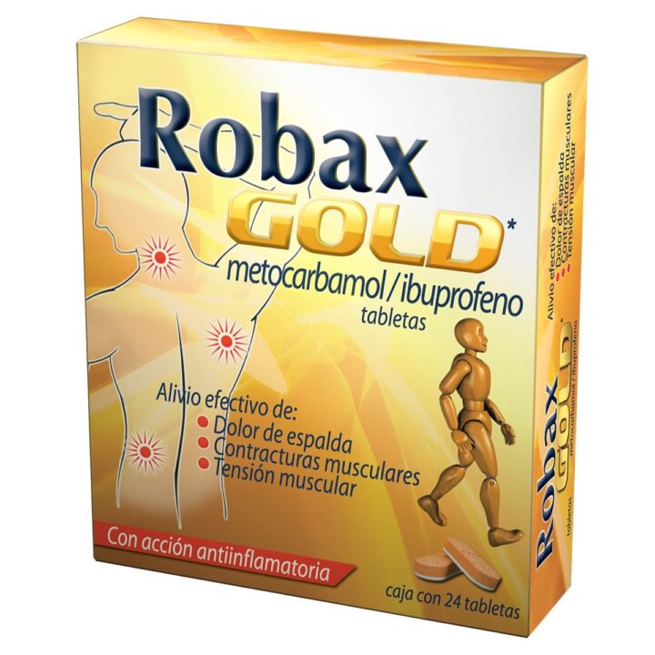ROBAX GOLD 500MG/200MG C/24 TABLETAS – Farmapronto