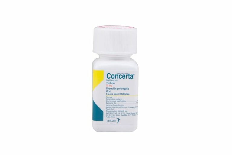 CONCERTA 18MG TABLETAS C/30 – Farmapronto