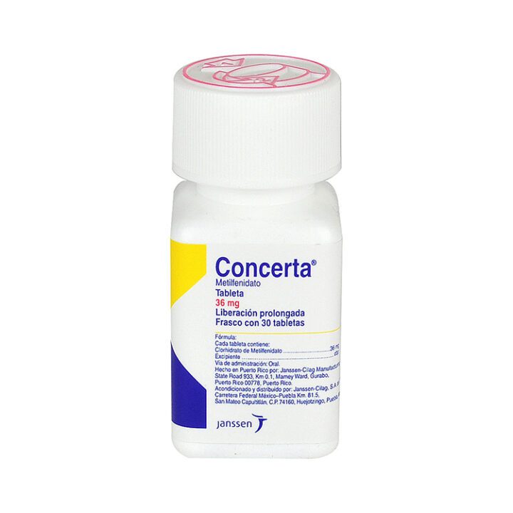 CONCERTA 36MG TABLETAS C/30 – Farmapronto