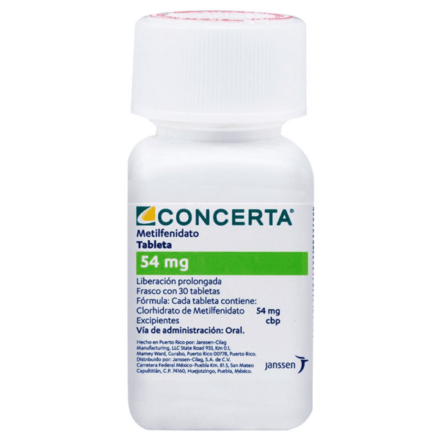 CONCERTA 54MG TABLETAS C/30 – Farmapronto
