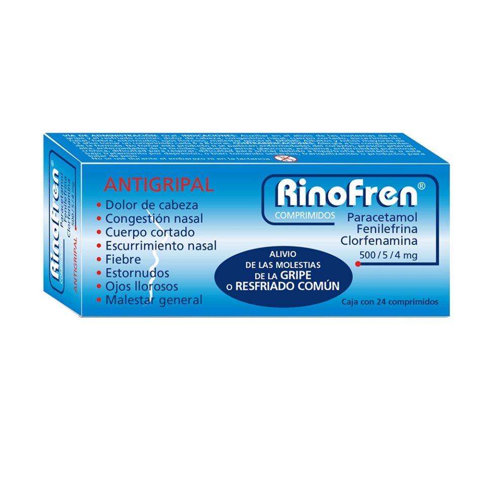 RINOFREN 500/5/4MG CPR C/24 – Farmapronto