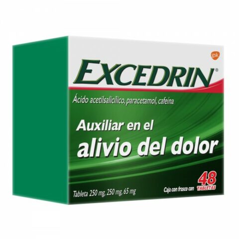 EXCEDRIN ES 48 TABLETAS 250MG – Farmapronto