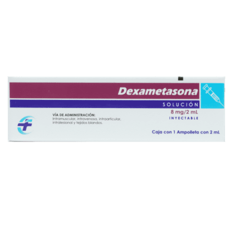 MP DEXAMETASONA 8 MG/2 ML C/1 AMPOLLETA SOLUCION INYECTABLE – Farmapronto