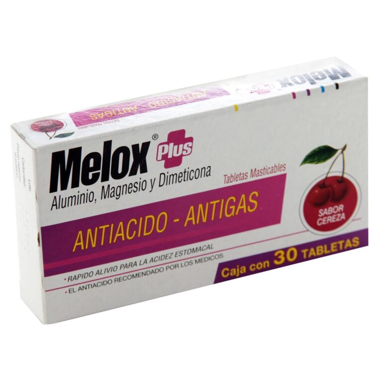 MELOX-PLUS CEREZA C/30 TABLETAS MASTICABLES – Farmapronto
