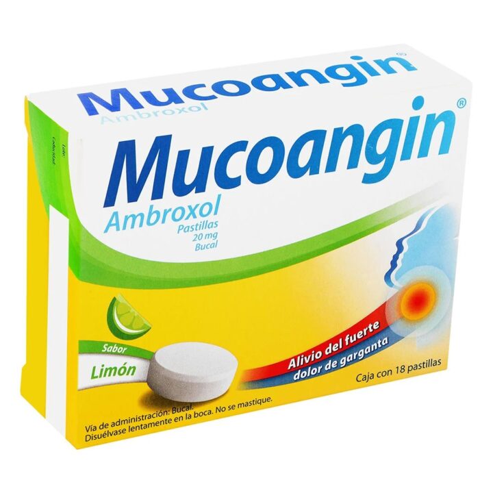 MUCOANGIN LIMON 20 MG C/18 PASTILLAS – Farmapronto