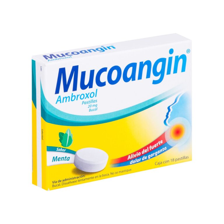 MUCOANGIN MENTA 20 MG C/18 PASTILLAS – Farmapronto