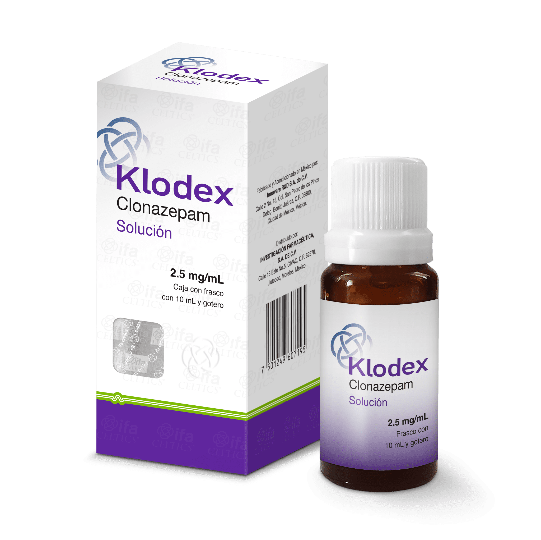 KLODEX 2.5 MG/ML C/10 ML SOLUCION – Farmapronto