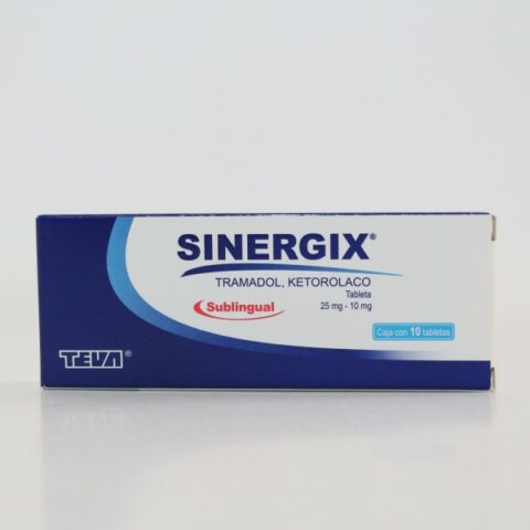 SINERGIX 25/10 MG C/10 TABLETAS SUBLINGUALES – Farmapronto